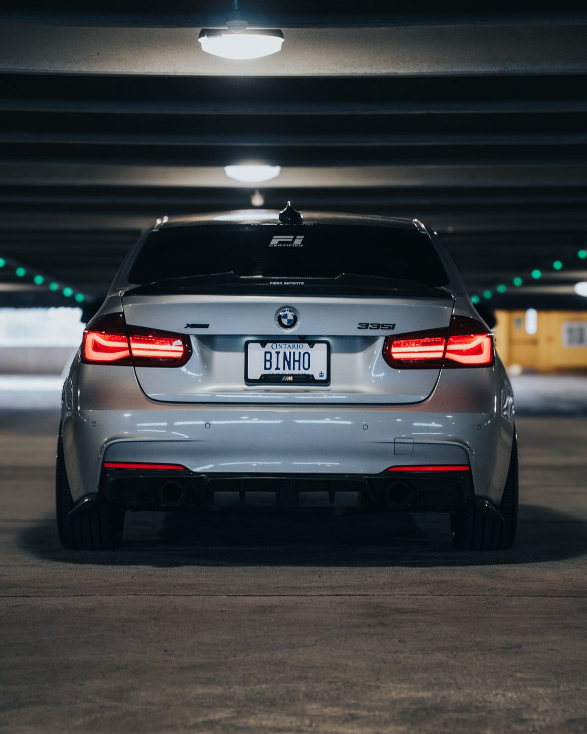 Carbon Fiber Diffuser With Rain Light | F30 335i | F30 340i – Fiber ...